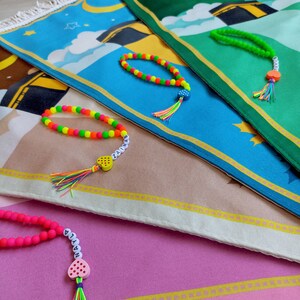 Personalized Kids Prayer Mat, Children Prayer Rug, Janamaz for Kids ...