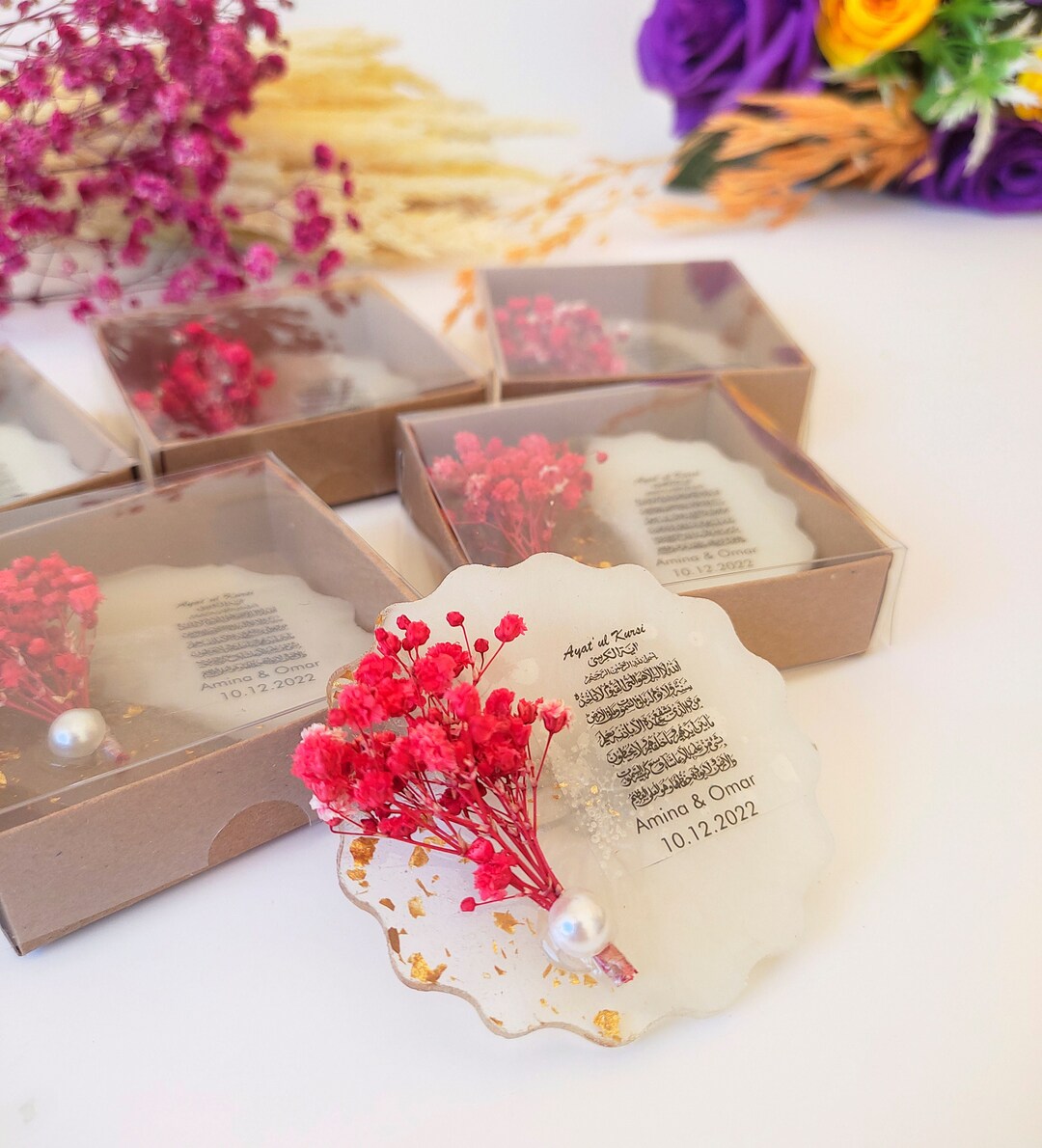 Ayatul Kursi Magnet Favor Islamic Wedding Nikah Favor Resin - Etsy