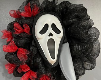 Horror Movie Wreath - Etsy