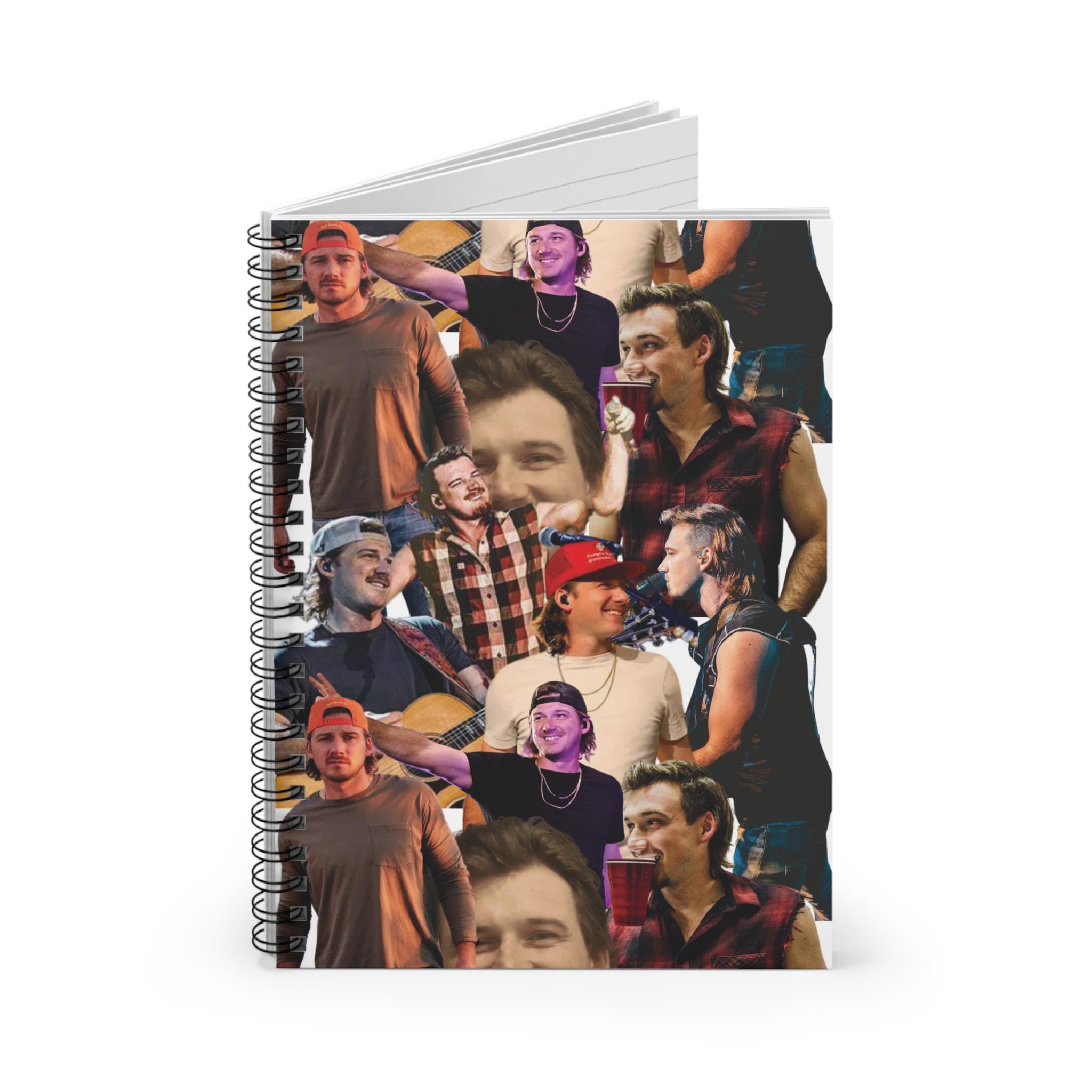 Morgan Wallen Inspired Notebook, Custom Journal, Country Music Fans ...