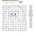 Halloween Ghost Word Search 5 Pages Digital Download Amazing Instant ...