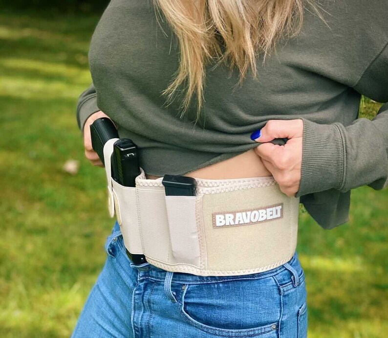 BRAVOBELT Belly Band Holster for Concealed Carry Athletic Flex FIT for ...