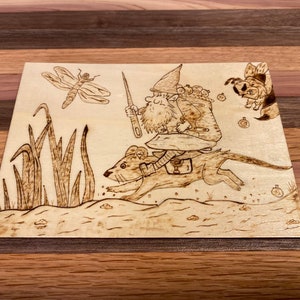 Gnome Pyrography Wood Burning - Etsy Canada