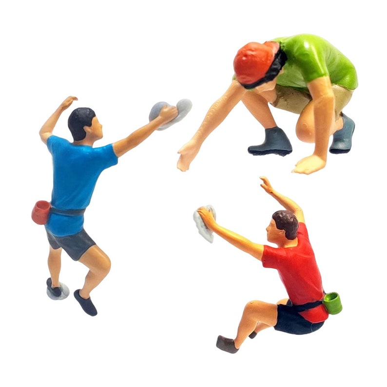 3 Pcs Miniature Rock Climber Sport Climbing People Figure 1:87 - Etsy