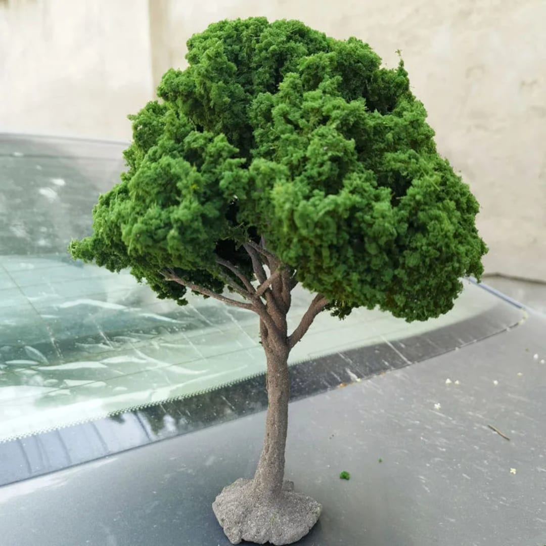 25cm Miniature Banyan Tree Model G Scale Train Railway Accessories ...