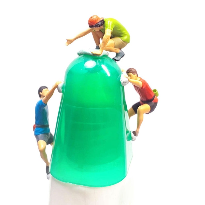 3 Pcs Miniature Rock Climber Sport Climbing People Figure 1/87 1/64 ...
