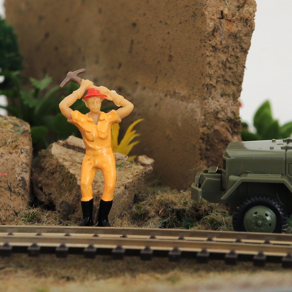 25 Pcs Miniature Train Railway Worker People 1:50 Figure Model - Etsy