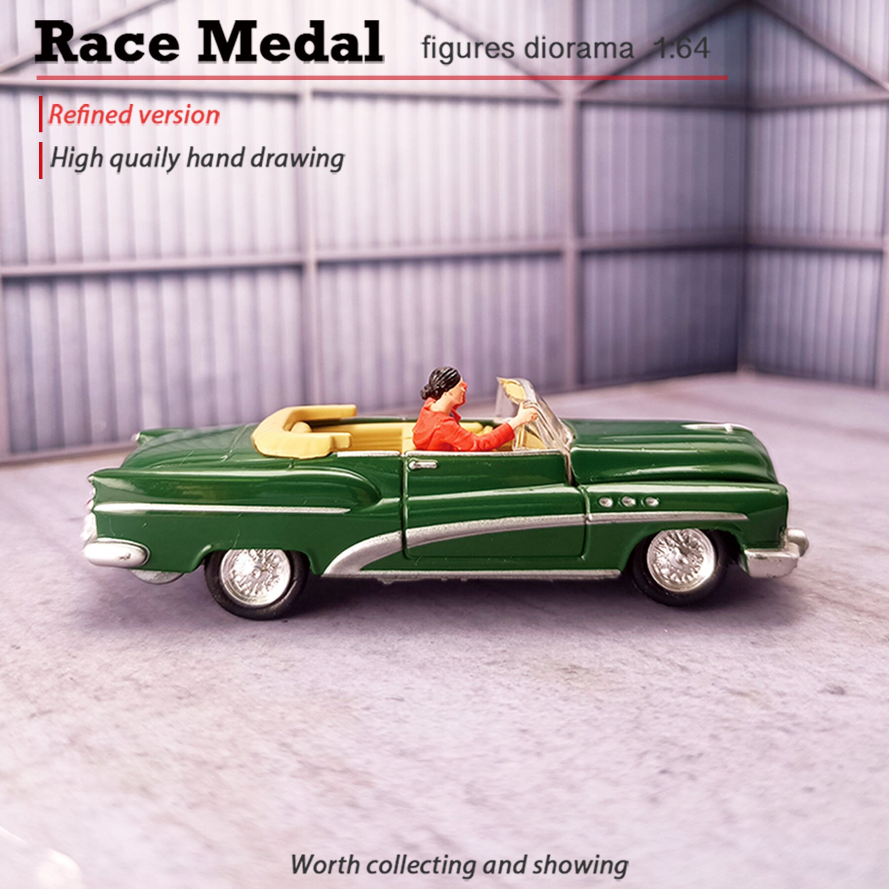 Miniature Female Car Driver Woman People Figure 1:64 Model - Etsy