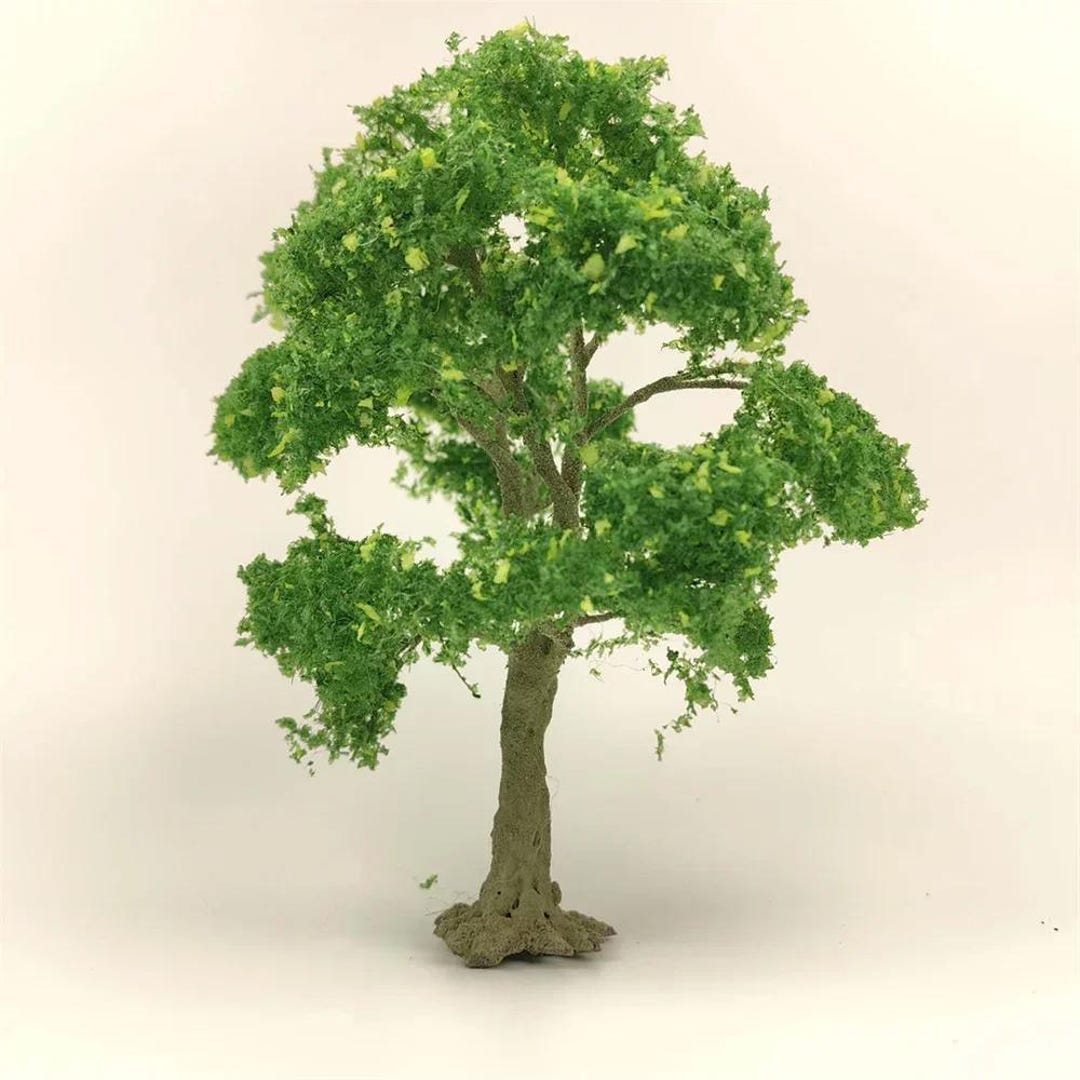 15/18cm Miniature Green Wire Tree Model Railway Layout Accessories DIY ...