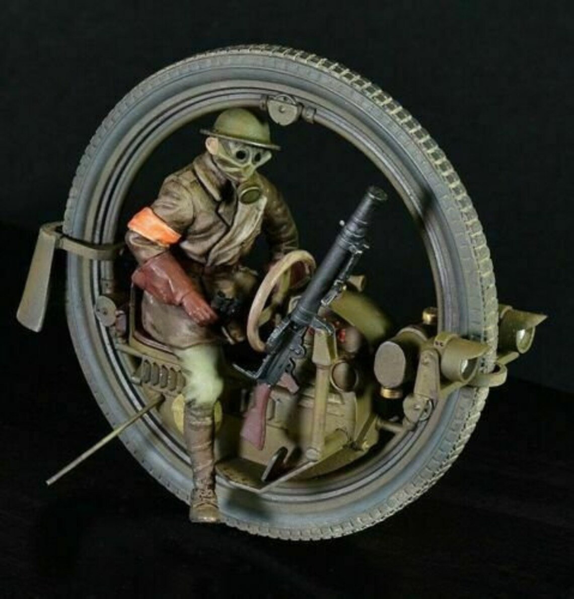 WWII Military Motorcycle Monowheel Soldier Unpainted Resin - Etsy
