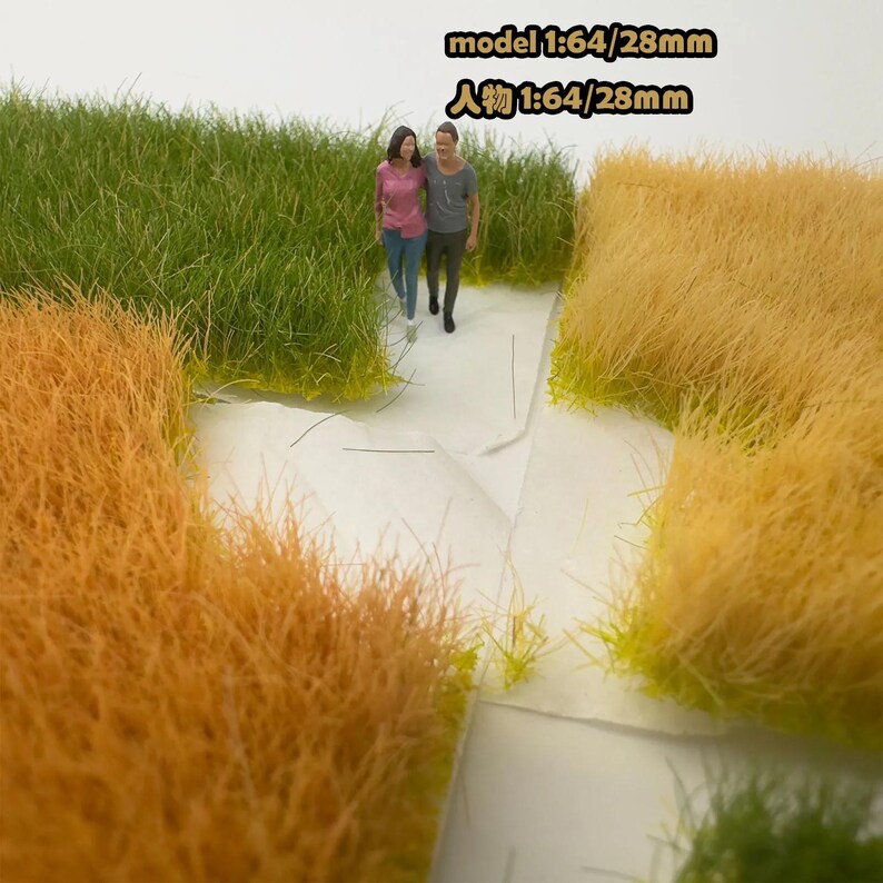 Miniature Tearable Grass Tuft Model Train Railway Accessories DIY ...