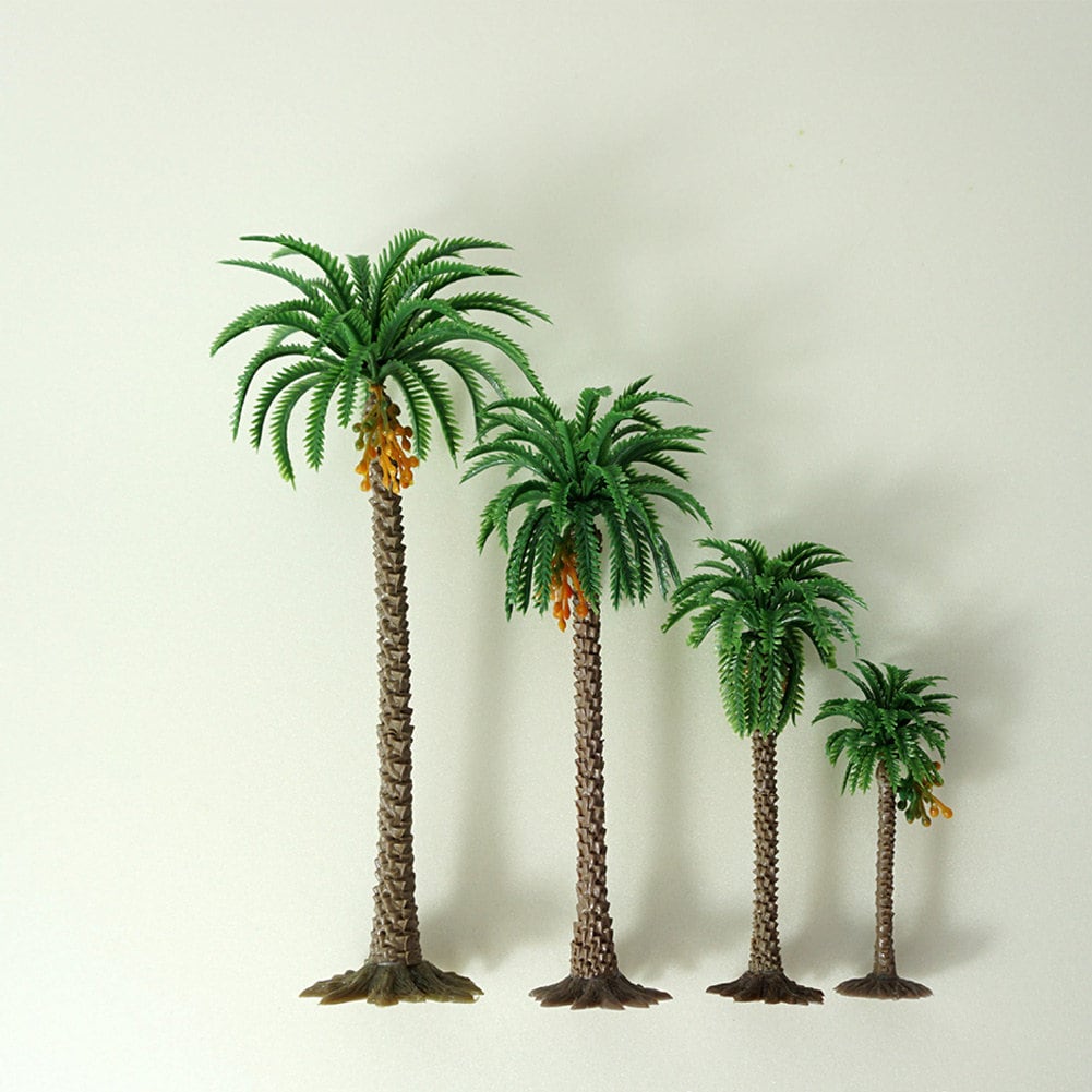 10 Pcs 6-15cm Miniature African Coconut Palm Tree Models - Etsy