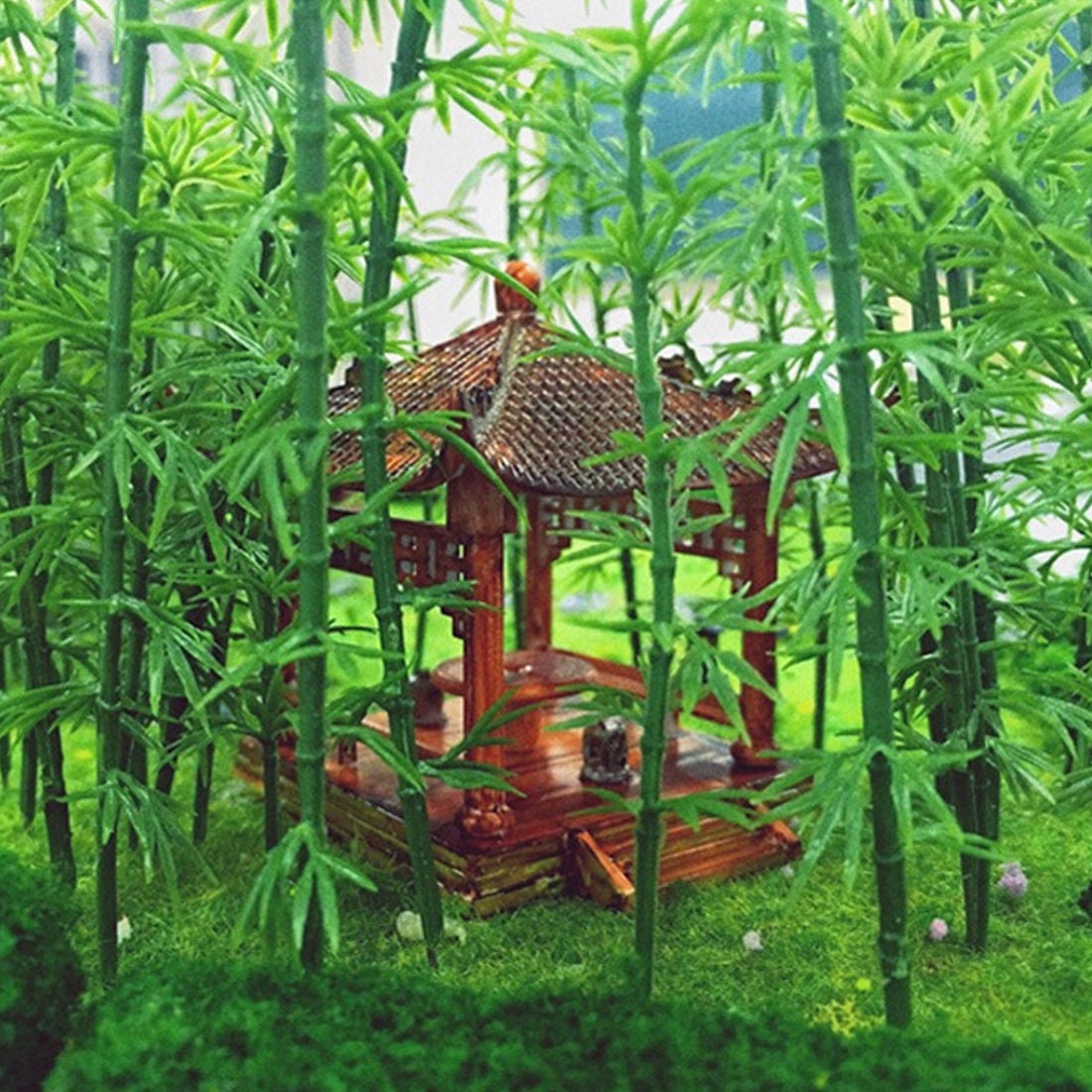 50 Pcs Miniature Bamboo Tree Models Train Railway Accessories - Etsy