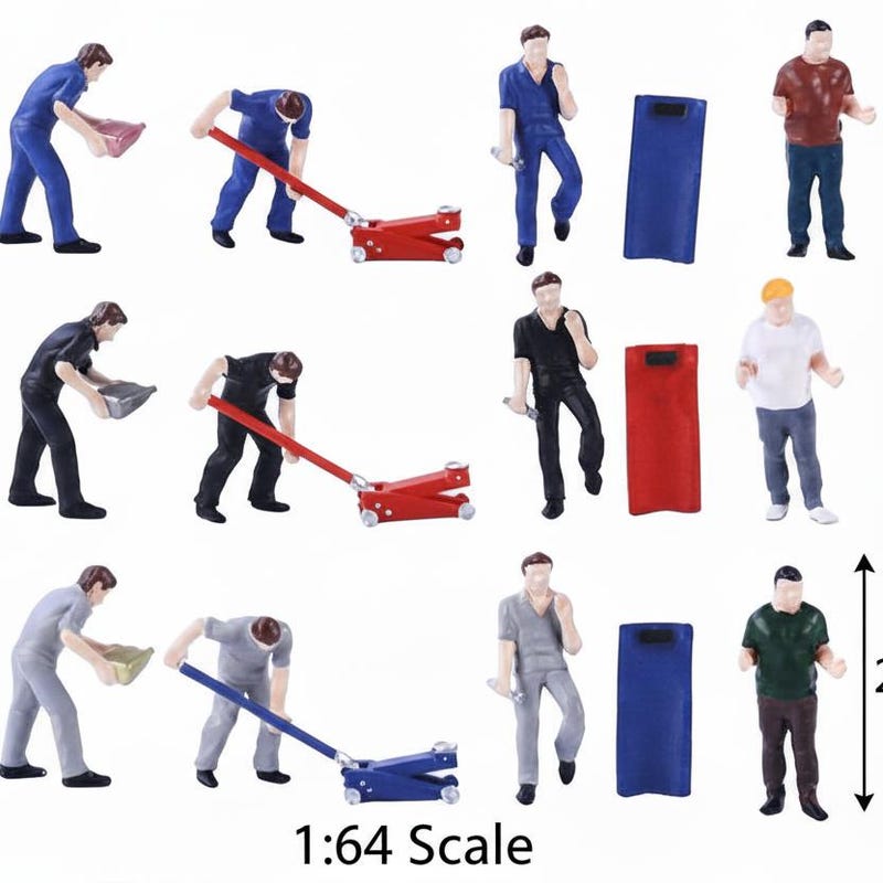 1/64 Mechanic Figures - Etsy