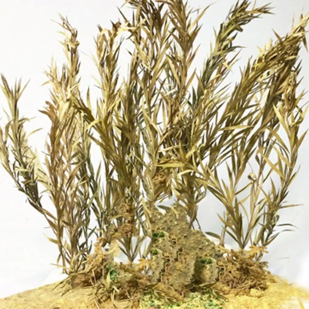 Miniature Long Leaf Vegetation Reed Grass Model Train Railway ...