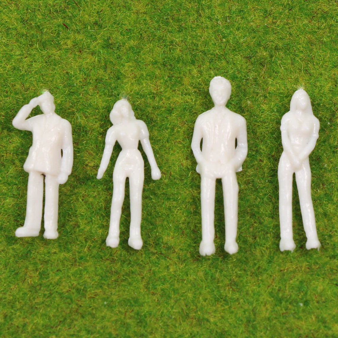 Unpainted Miniature People Figures 1:75 Scale Railway & Diorama Craft ...