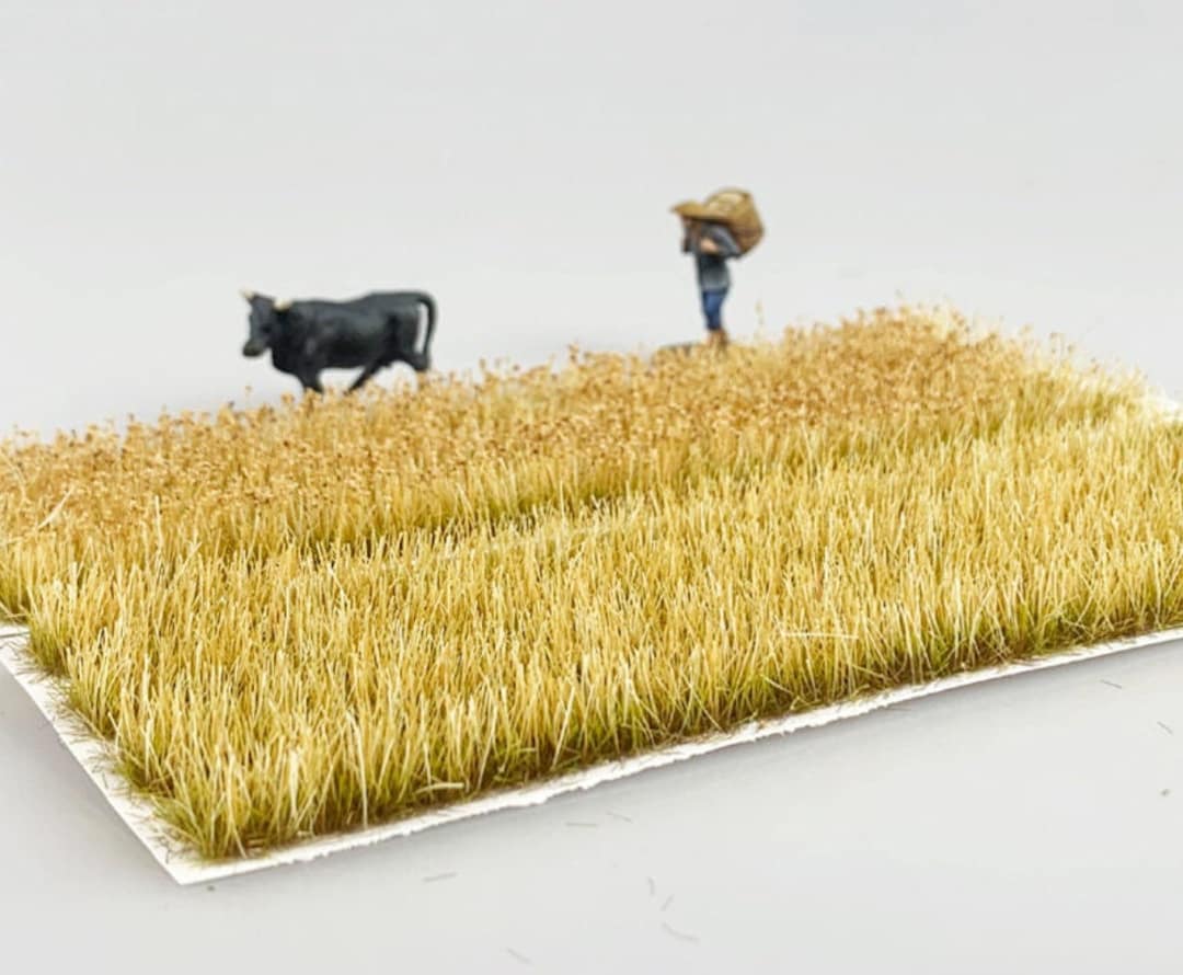 Miniature Rice and Wheat Field Grass Model Railway Accessories ...
