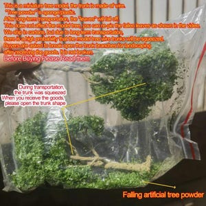 28cm Miniature Banyan Tree Model G Scale Train Railway Accessories ...