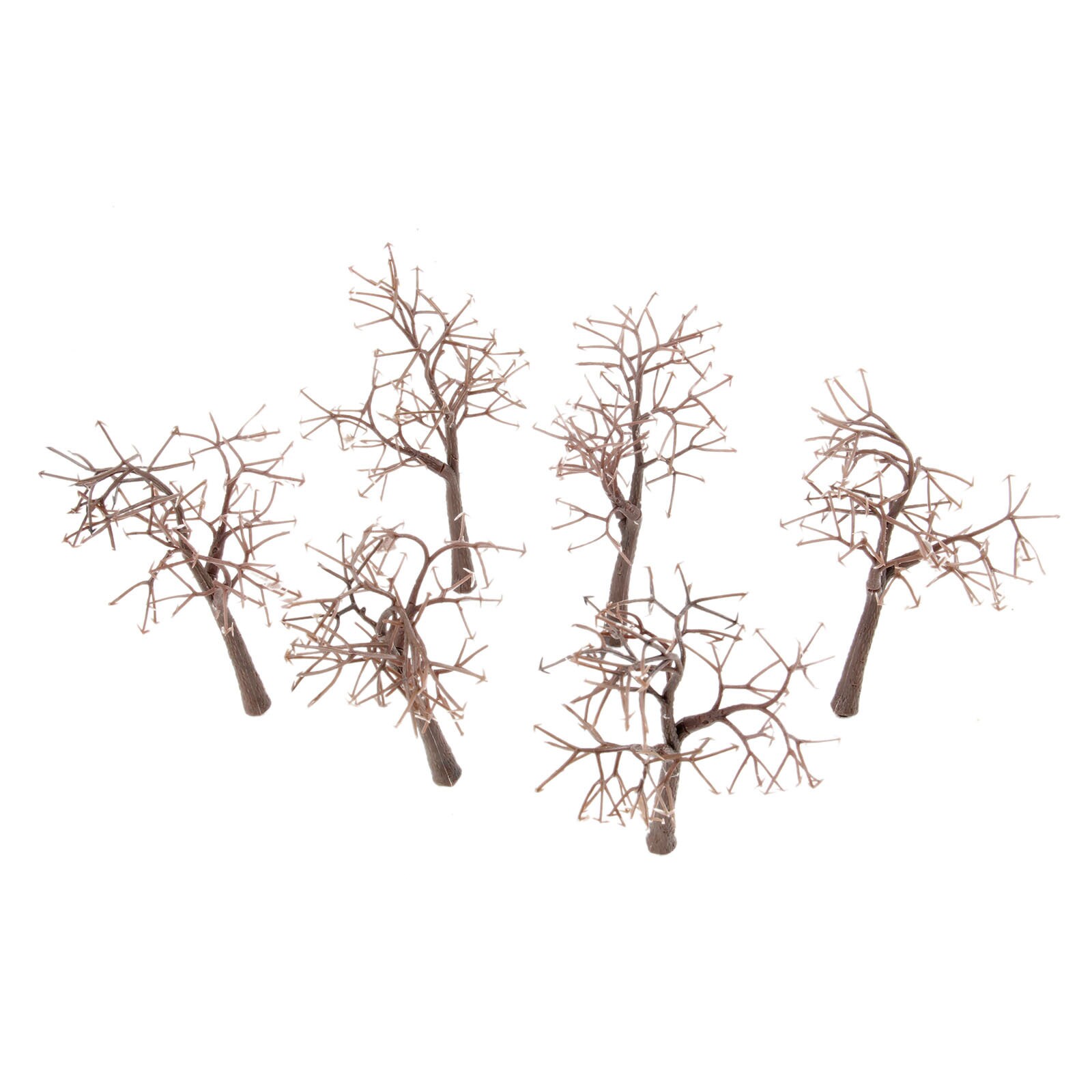 10 Pcs Miniature Brown Bare Trees Models Train Railway - Etsy