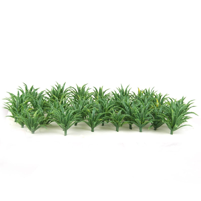 50 Pcs Miniature Grass Bushes Plants Trees Models 1:100 Scale - Etsy