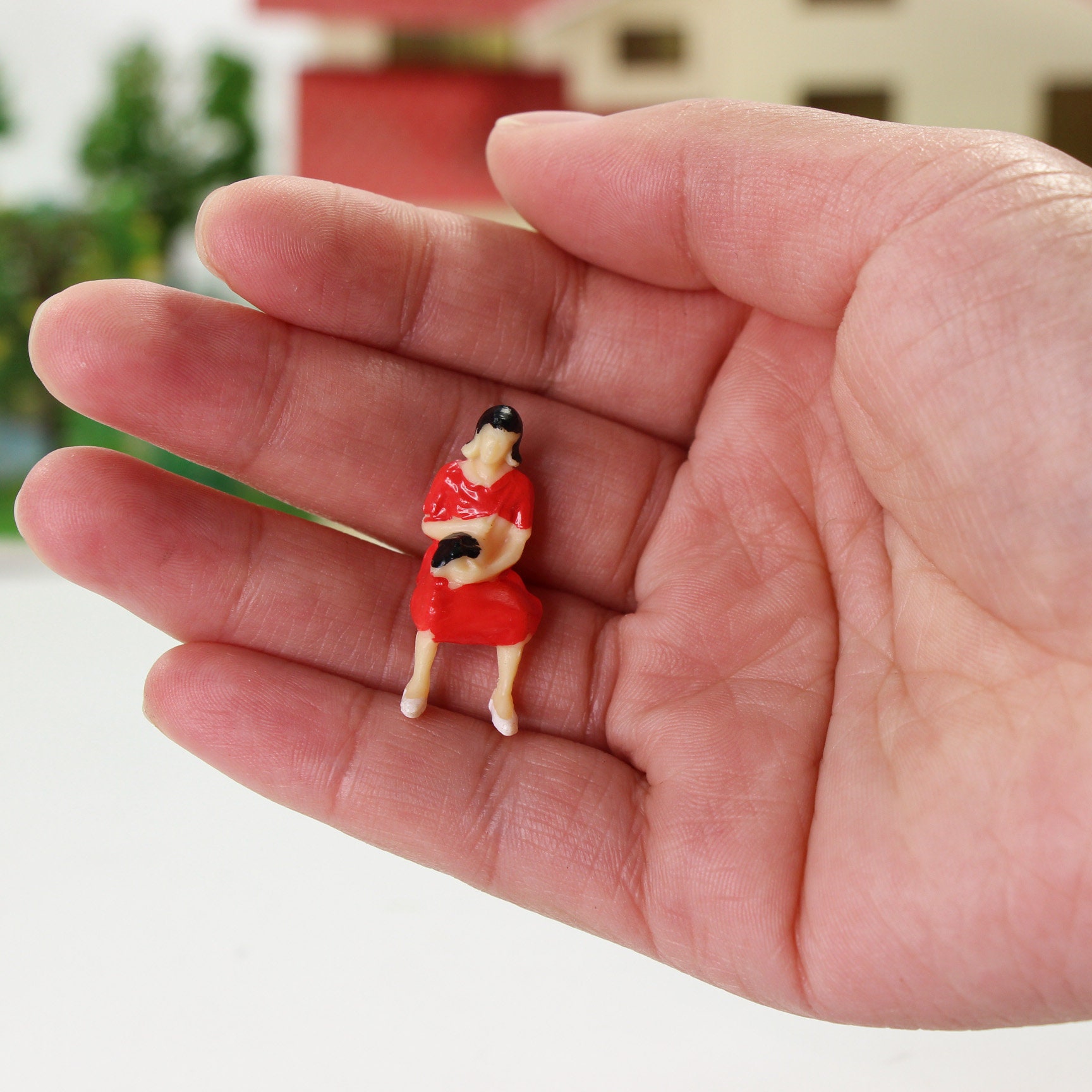 50 Pcs Miniature All Seated Passenger Sitting People Man Woman 1:43 ...