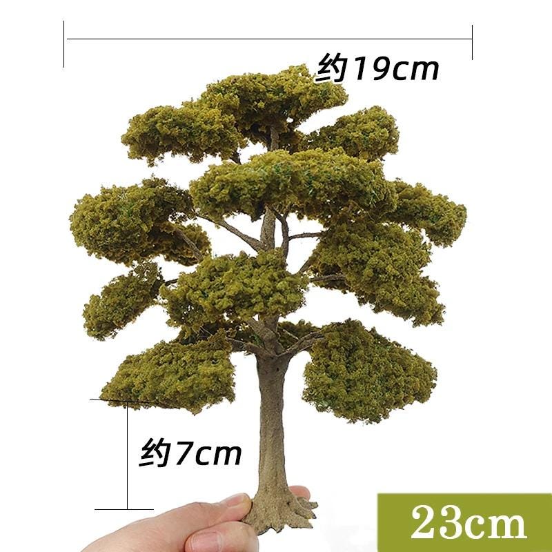 Miniature Autumn Tree 10-28cm Model Railway Scenery Landscape Diorama ...