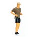 4 Pcs Miniature Running Sports People Figure 1:87 Models Landscape ...