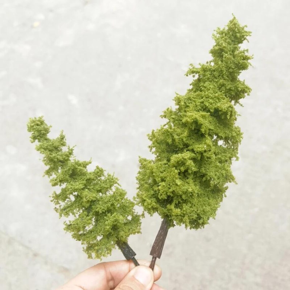 Miniature Pine Tree Model 14/21cm, DIY Scenery Craft Supply - Etsy