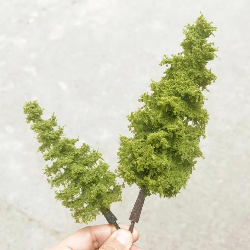 Miniature Pine Tree Model 14/21cm, DIY Scenery Craft Supply - Etsy