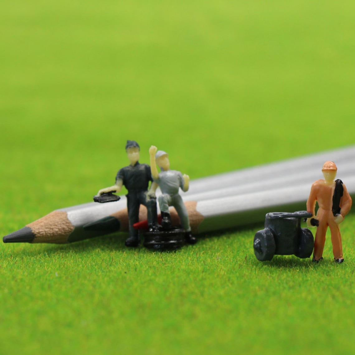 50 Pcs Miniature Engineer Worker Bucket Ladder People 1:87 - Etsy