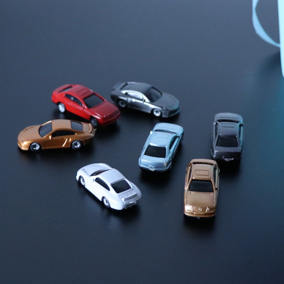 60 Pcs Miniature Car 1:87 Vehicle HO Scale Models Landscape - Etsy