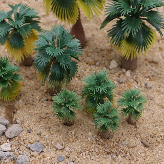 Palmeras En Miniatura Para Terrario Pequeñas Palmera De Plástico