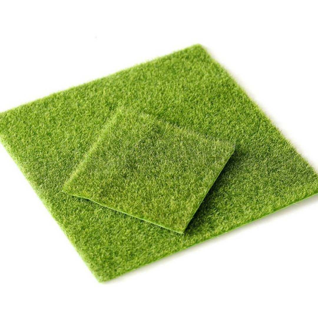 Miniature Grass Lawn Turf Model 15/30cm for DIY Dollhouse Fairy Garden ...