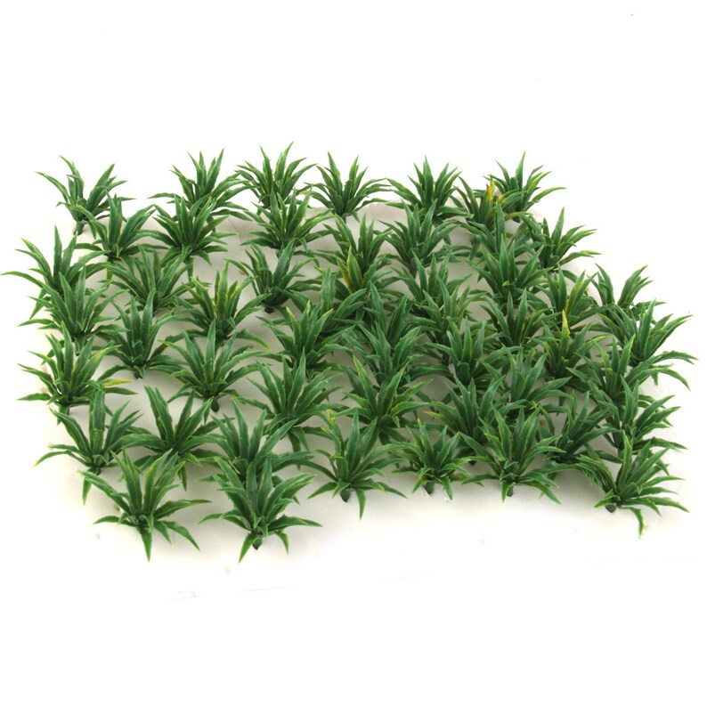 50 Pcs Miniature Grass Bushes Plants Trees Models 1:100 Scale - Etsy