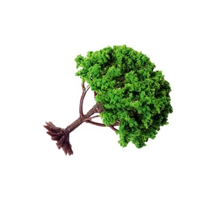 20 Pcs 8cm Miniature Tree HO OO Scale Models Train Railway Accessories ...