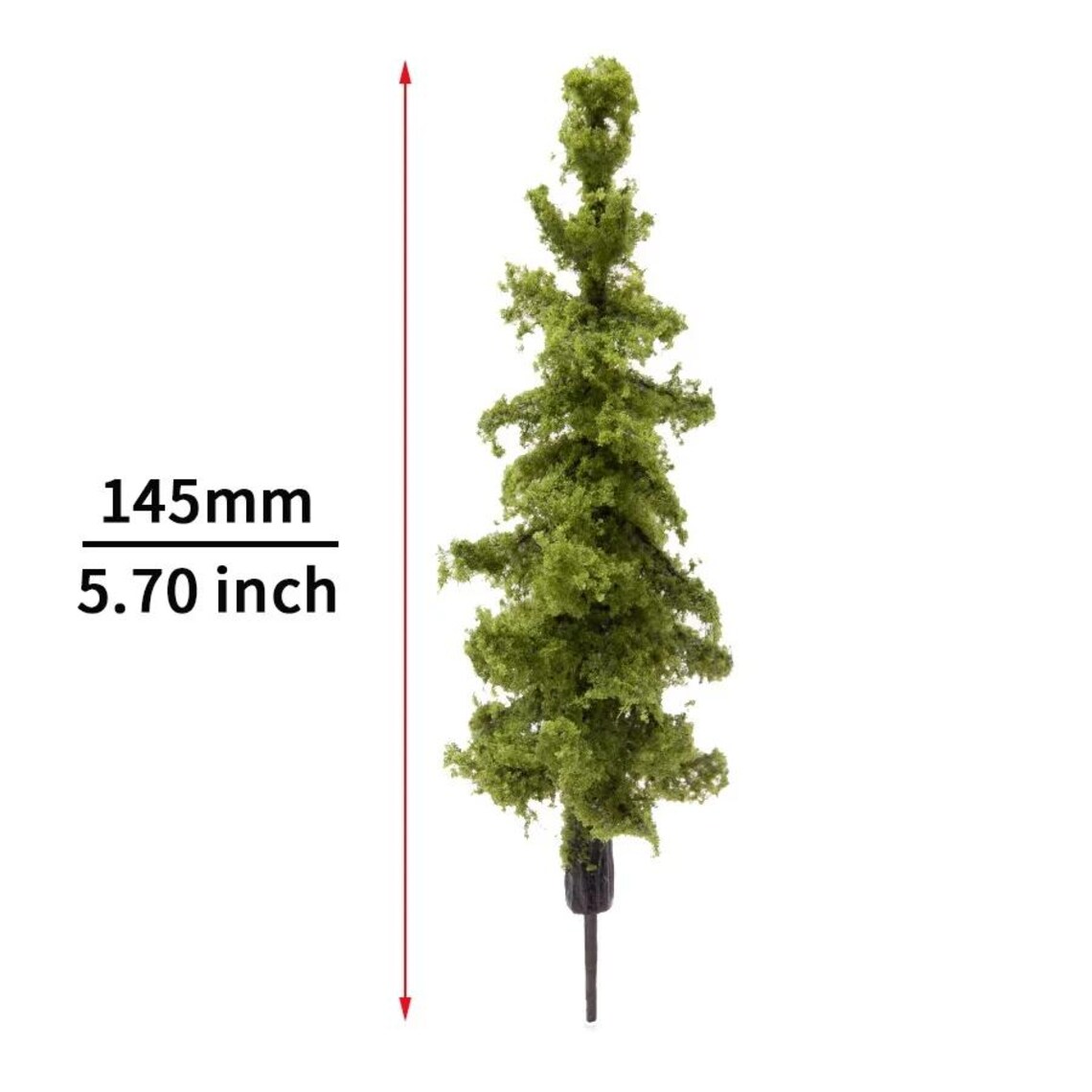 3pcs Miniature Pine Trees, 14cm Scale Model Railway Scenery, Diorama ...