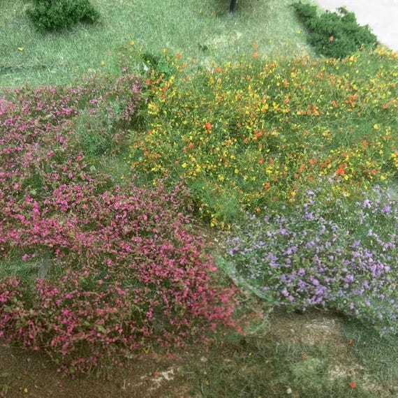 N Scale Flowers