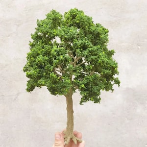 28cm Miniature Banyan Tree Model G Scale Train Railway Accessories ...