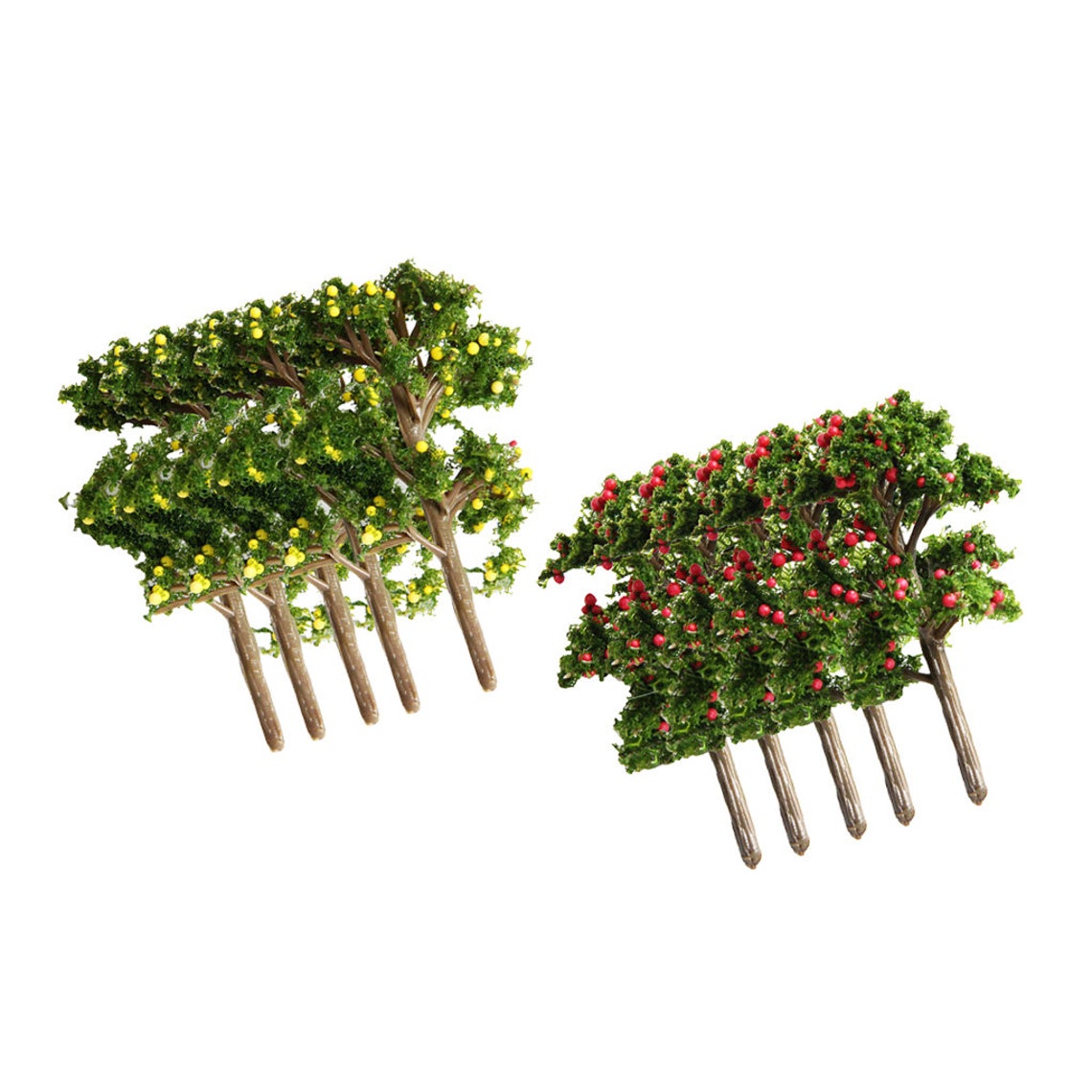 10pcs Miniature Fruit Tree Models, DIY Fairy Garden Landscape - Etsy