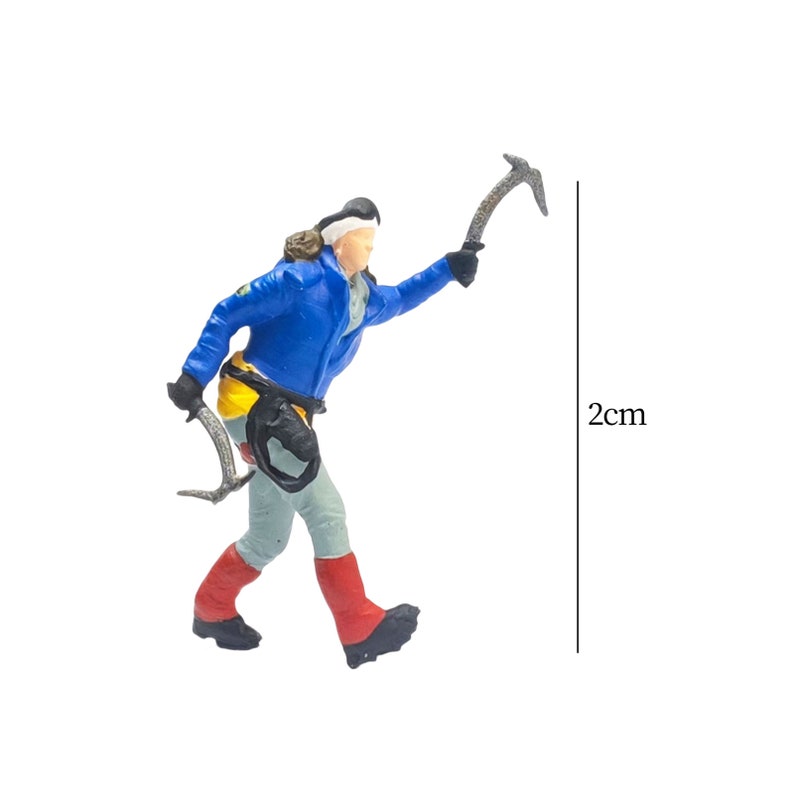 Miniature Mountain Ice Climbing Hiking People Figure 1:87 Models Toys ...