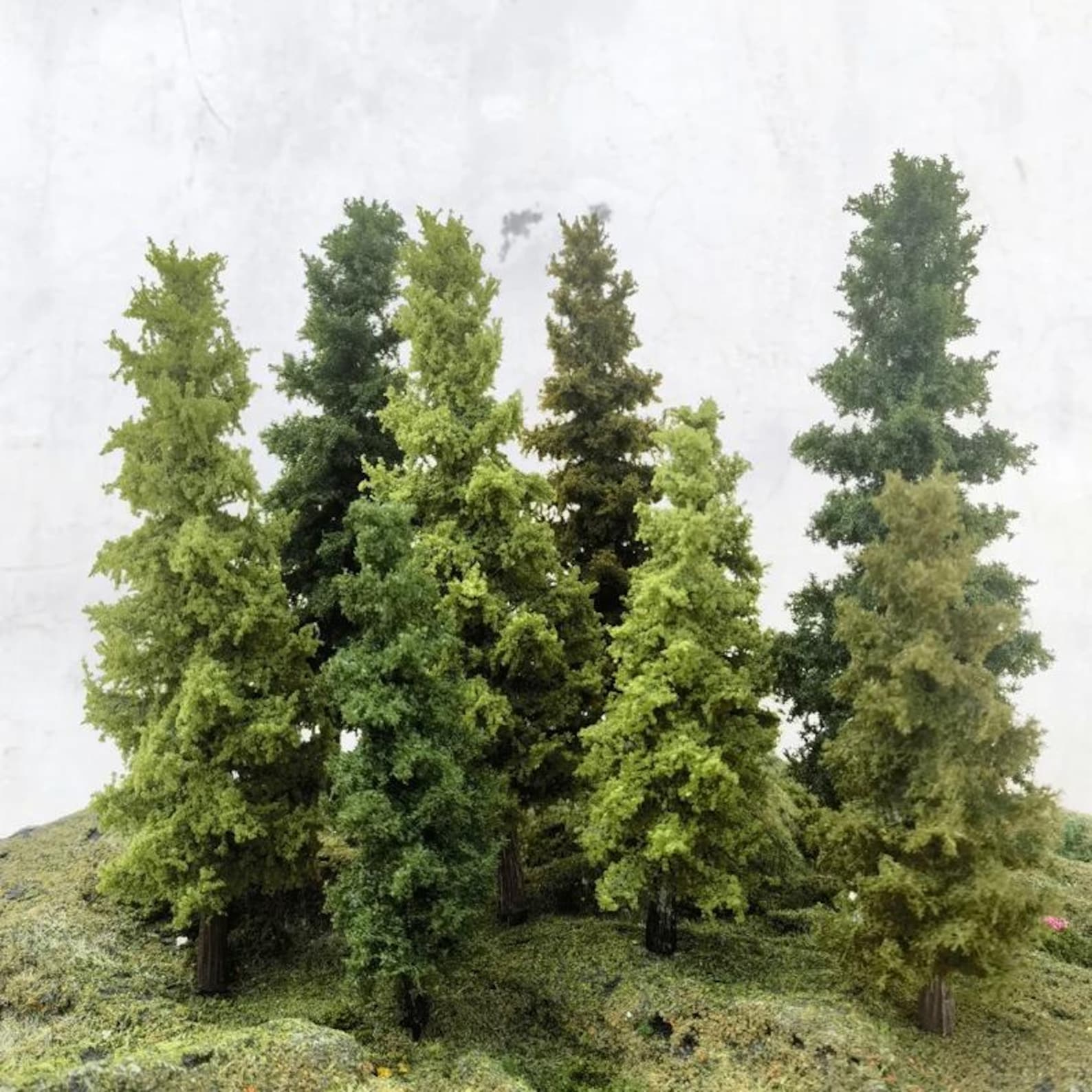 Miniature Pine Tree Model 14/21cm, DIY Scenery Craft Supply - Etsy