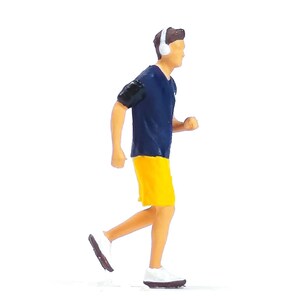4 Pcs Miniature Running Sports People Figure 1:87 Models Landscape ...