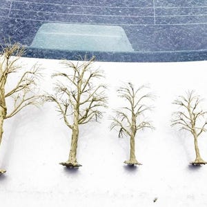 10/15/18/23/28cm Miniature Wire Tree Trunk Model Sand Table Train ...