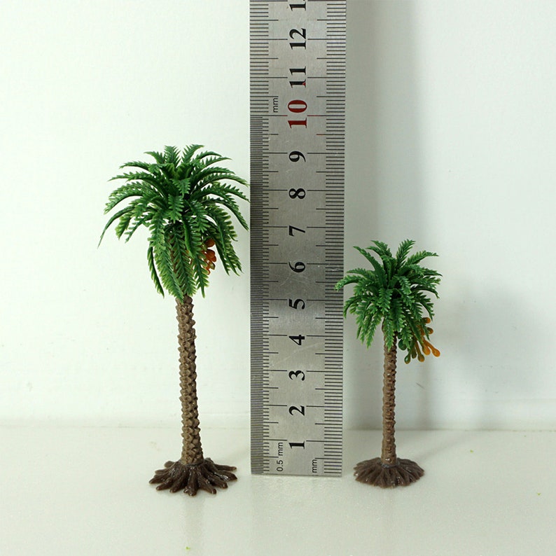 10 Pcs 6-15cm Miniature African Coconut Palm Tree Models - Etsy