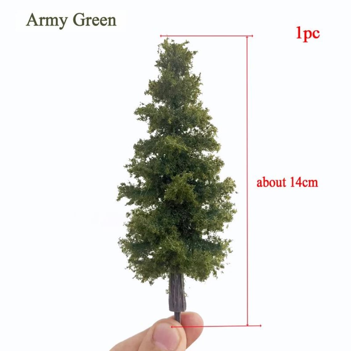 Miniature Pine Tree Model 14/21cm, DIY Scenery Craft Supply - Etsy