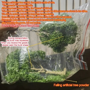 10/15/18/23/28cm Miniature Spring Tree Model Train Railway Accessories ...