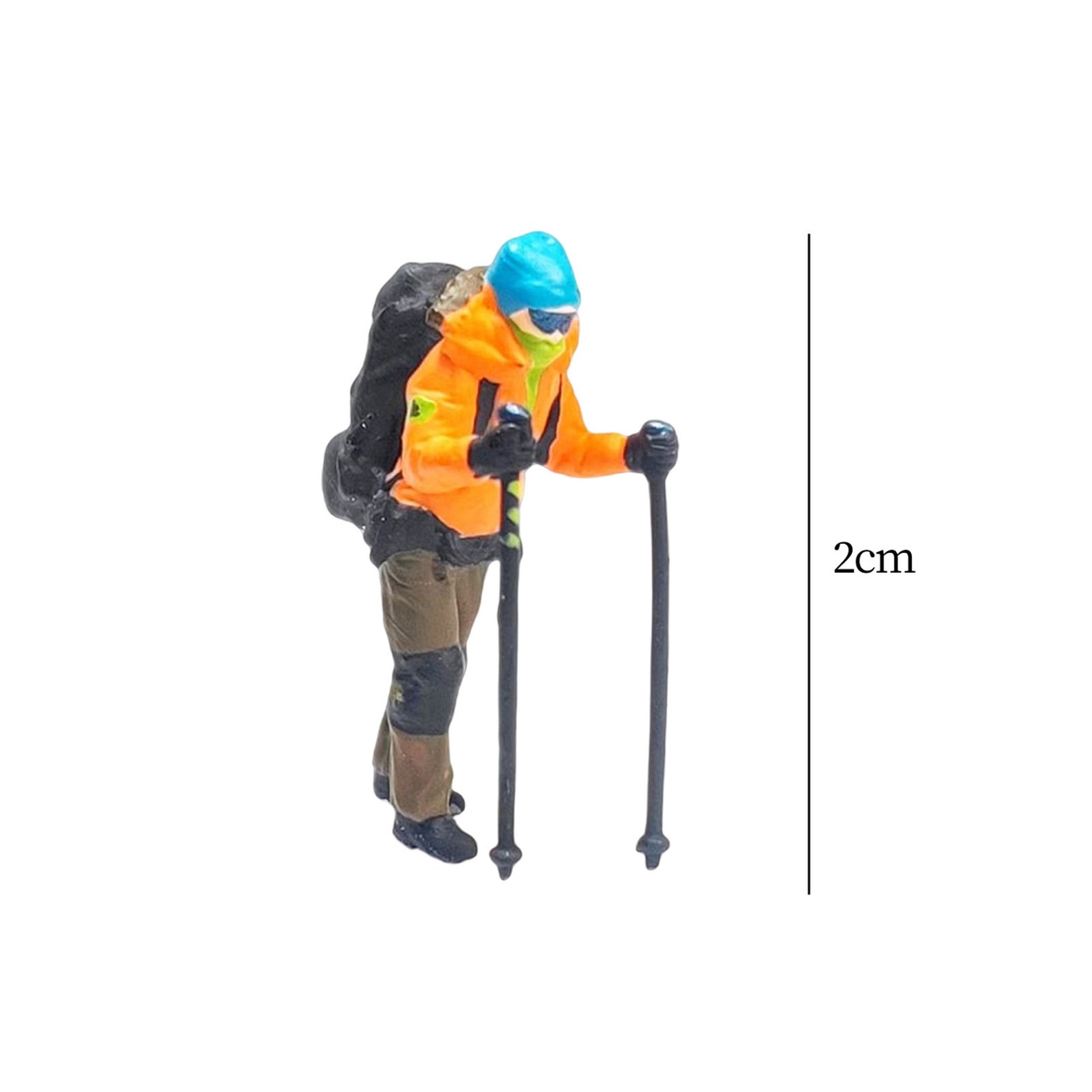 Miniature Mountain Ice Climbing Hiking People Figure 1:87 Models Toys ...