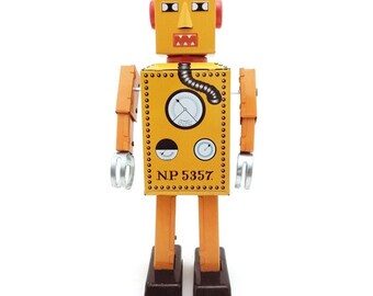 Giant Lilliput Robot Limit Edition.vintage Wind up Tin Toy Retro Collectible Robot.design and ...