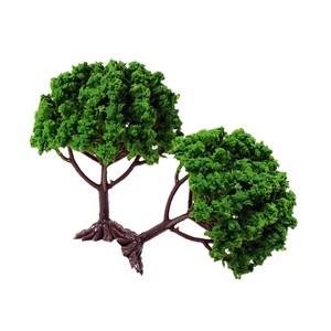 20 Pcs 8cm Miniature Tree HO OO Scale Models Train Railway Accessories ...