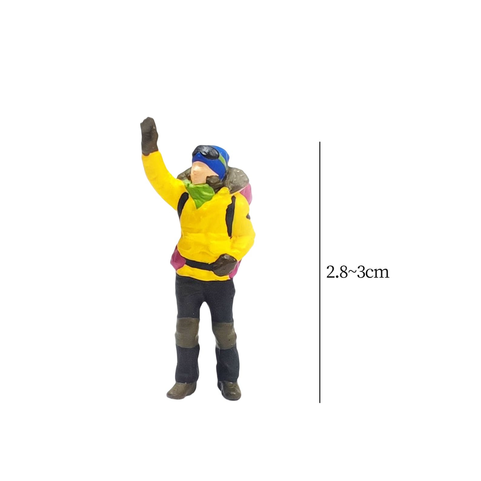 Miniature Mountain Ice Climbing Hiking People Figure 1:64 Models Toys ...